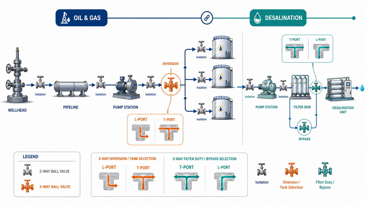 Ball Valve Circuit Function Explained: 2 Way And 3 Way Floating And ...